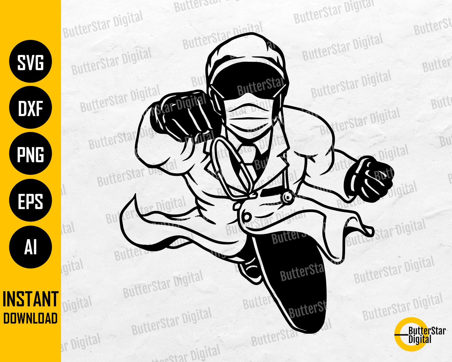 Super Doctor SVG | Modern Superhero SVG | Medical T-shirt Decal ...