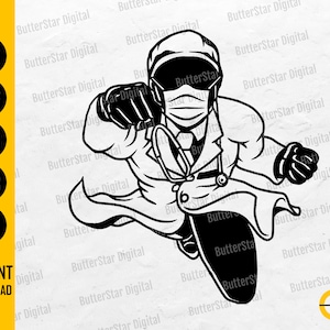 Super Doctor SVG | Modern Superhero SVG | Medical T-shirt Decal ...