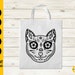Sugar Skull Cat SVG | Day of the Dead | Dia De Los Muertos Skull ...