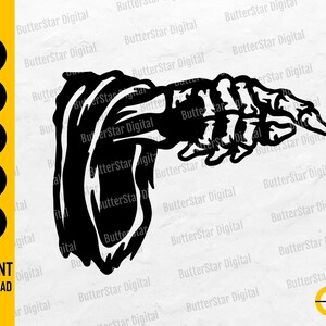 Grim Reaper Pointing Finger SVG Ghost of Christmas Future SVG Hell ...