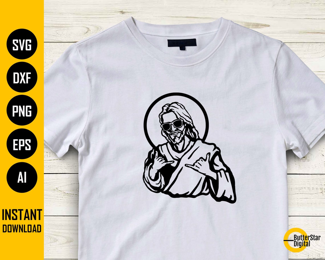 Shaka Jesus SVG Religious Christian Catholic Faith God - Etsy