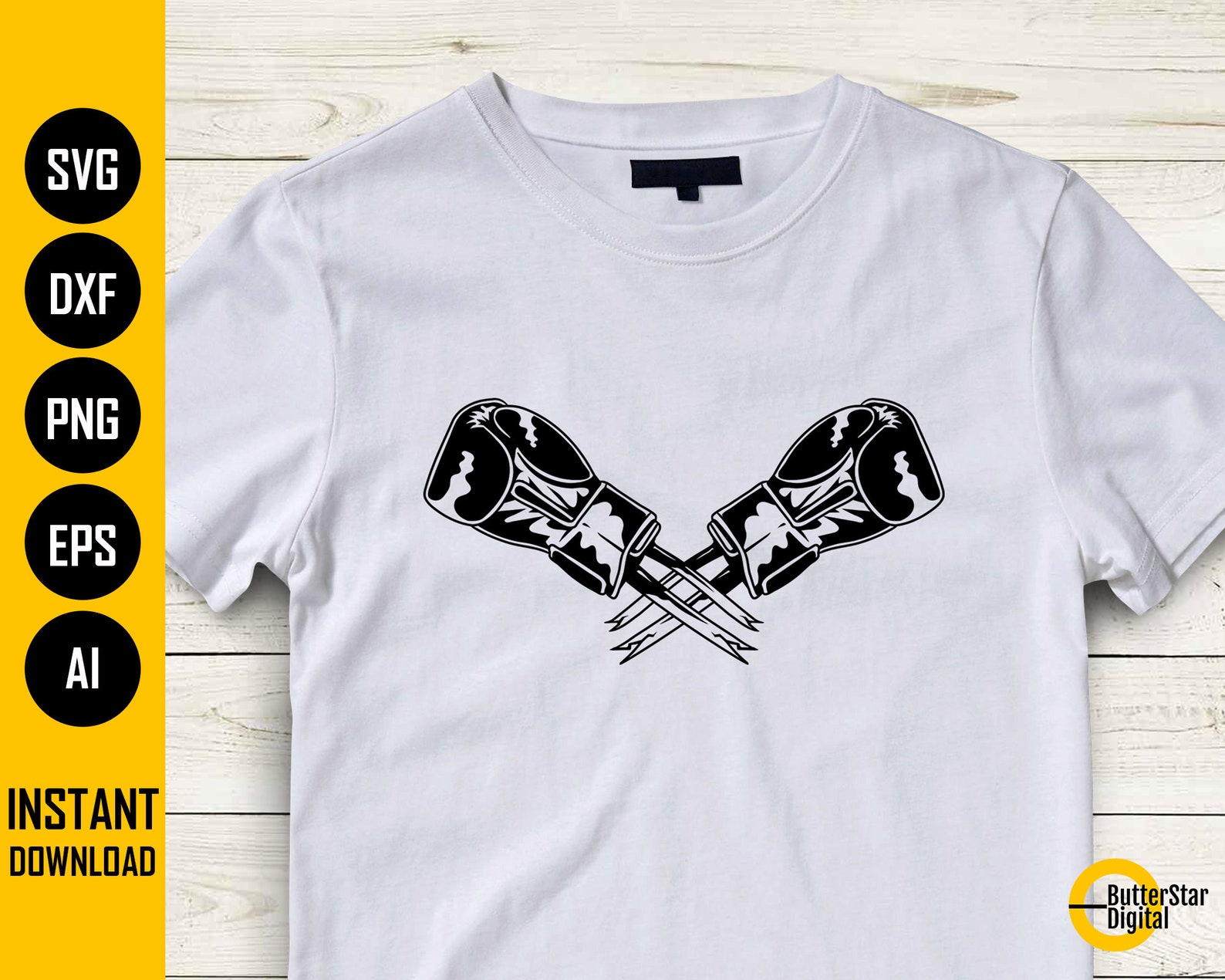 Crossed Boxing Gloves SVG Boxer SVG Sports Fighting - Etsy