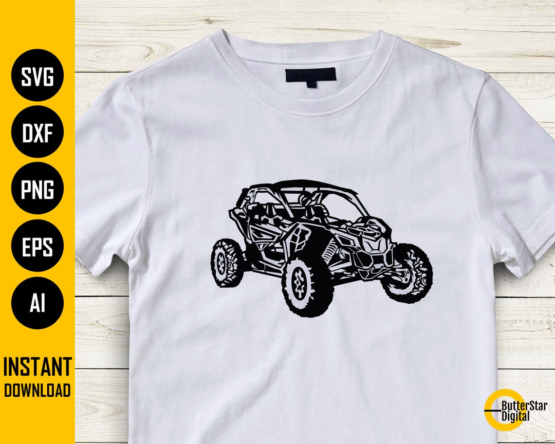 ATV SVG Dune Buggy SVG 4 Wheels Offroad Extreme Motor | Etsy