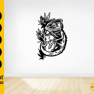 Weed Chameleon SVG Cannabis Chamaeleons SVG 420 Marijuana Ganja Hemp ...
