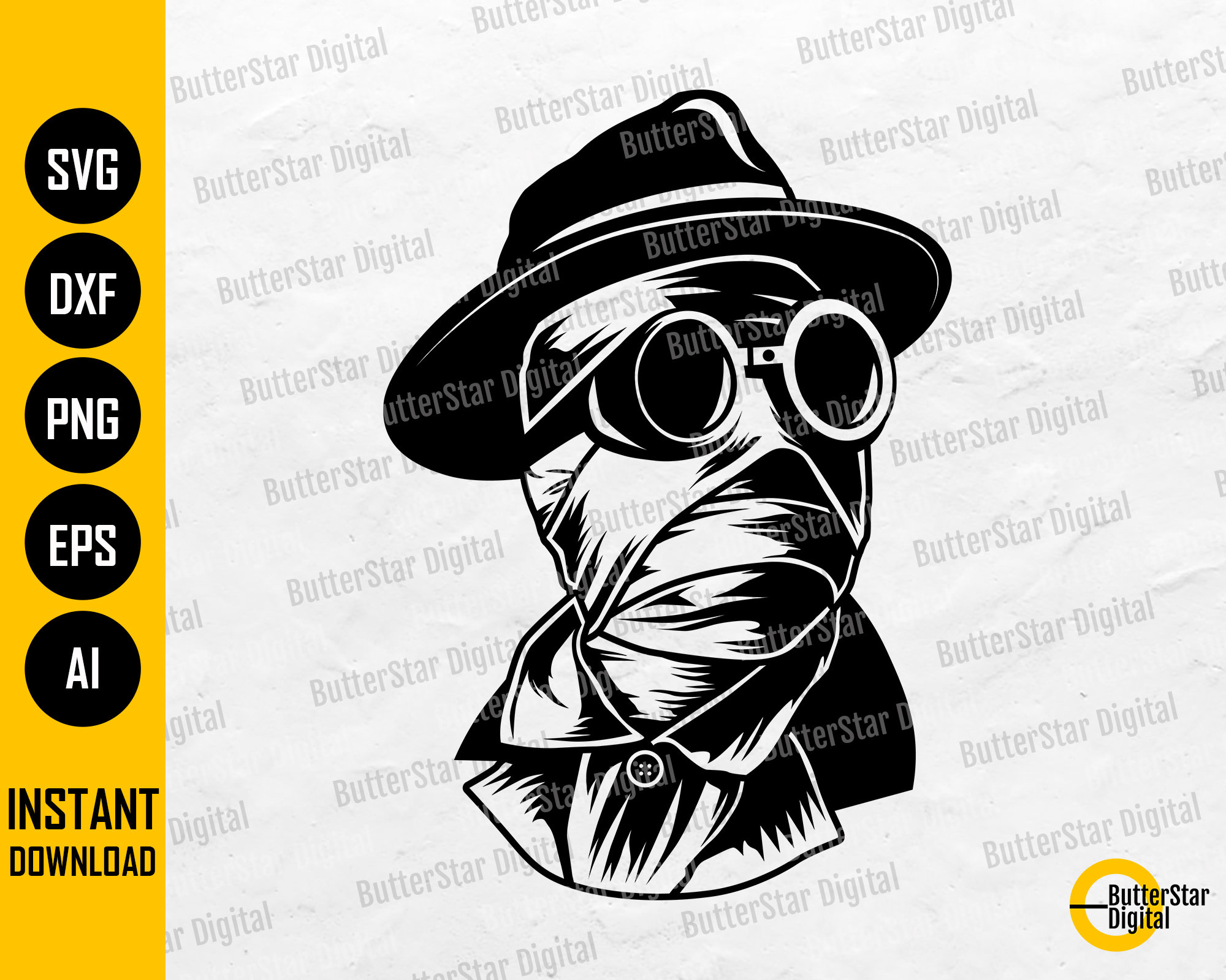 Invisible Man SVG | Horror Fiction SVG | Monster T-shirt Decal Vinyl ...