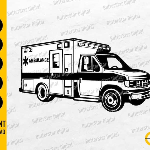 Ambulance Svg - Etsy