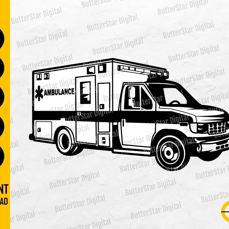 Ambulance Svg - Etsy