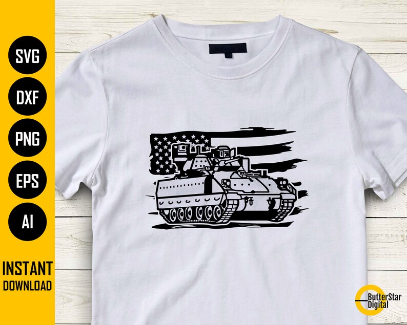 US Army Tank SVG United States Military SVG Infantry War - Etsy