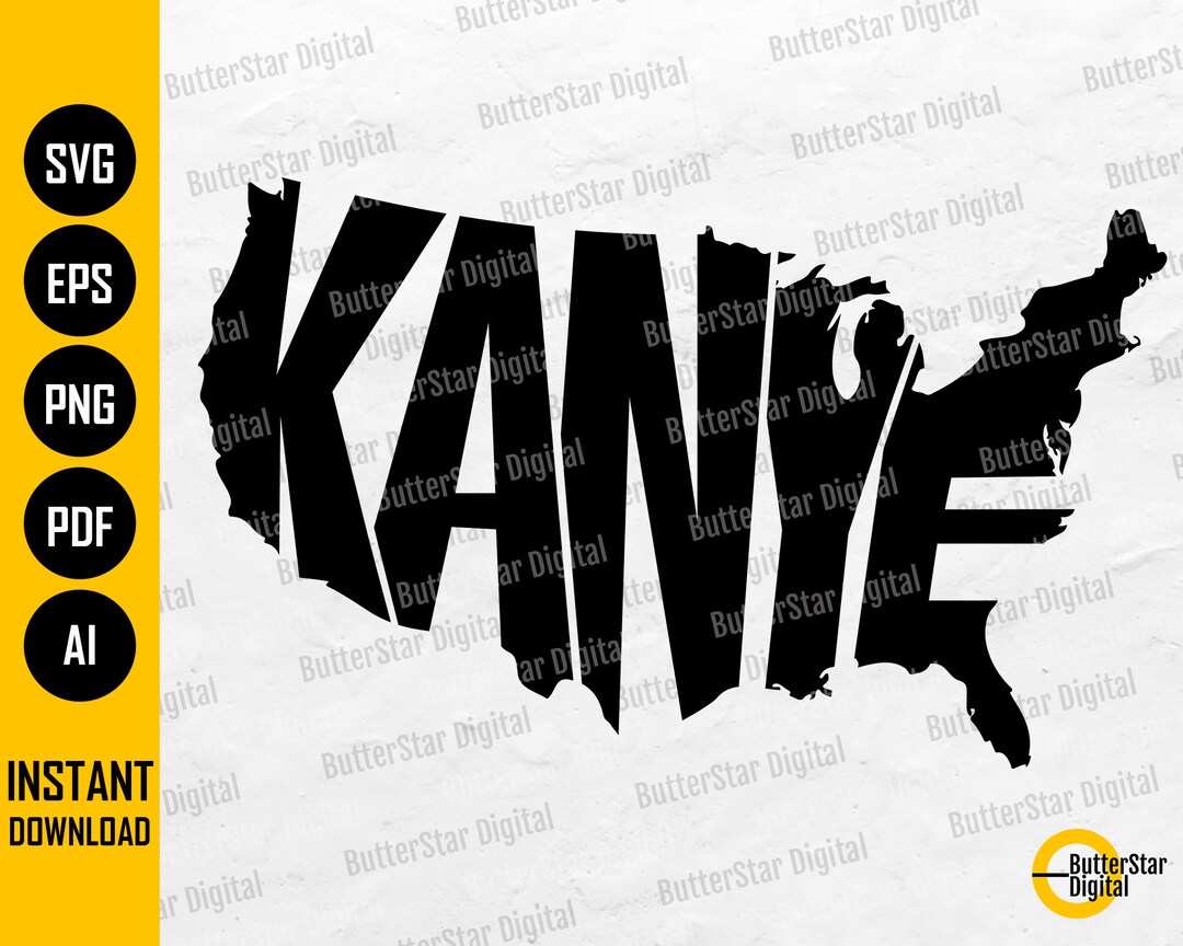 Kanye USA SVG Kanye West for President SVG Hip Hop Shirt Decals Cricut ...