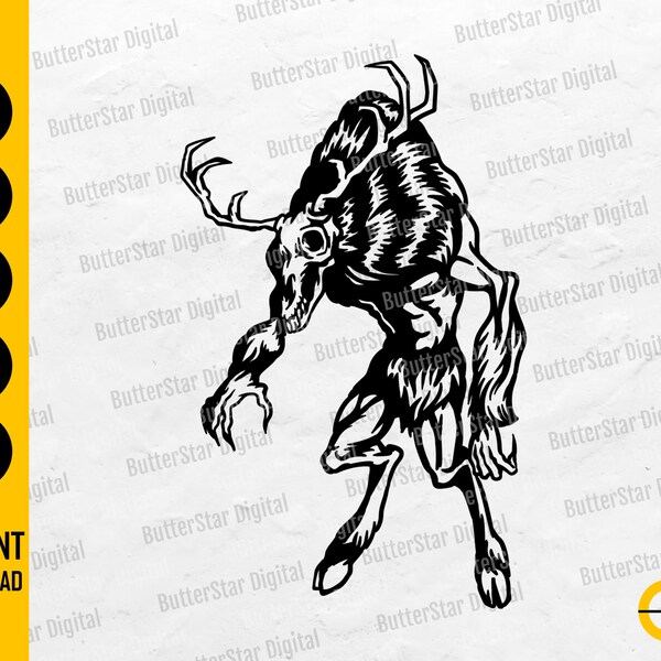 Wendigo Svg - Etsy