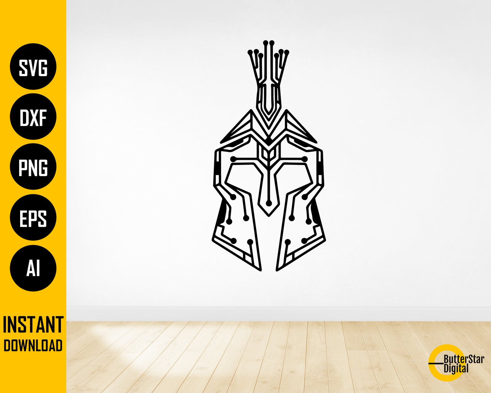 Spartan Circuit SVG Sparta SVG War Helmet Glory Greece | Etsy