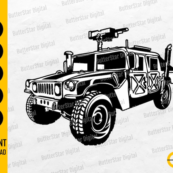 Humvee Svg - Etsy