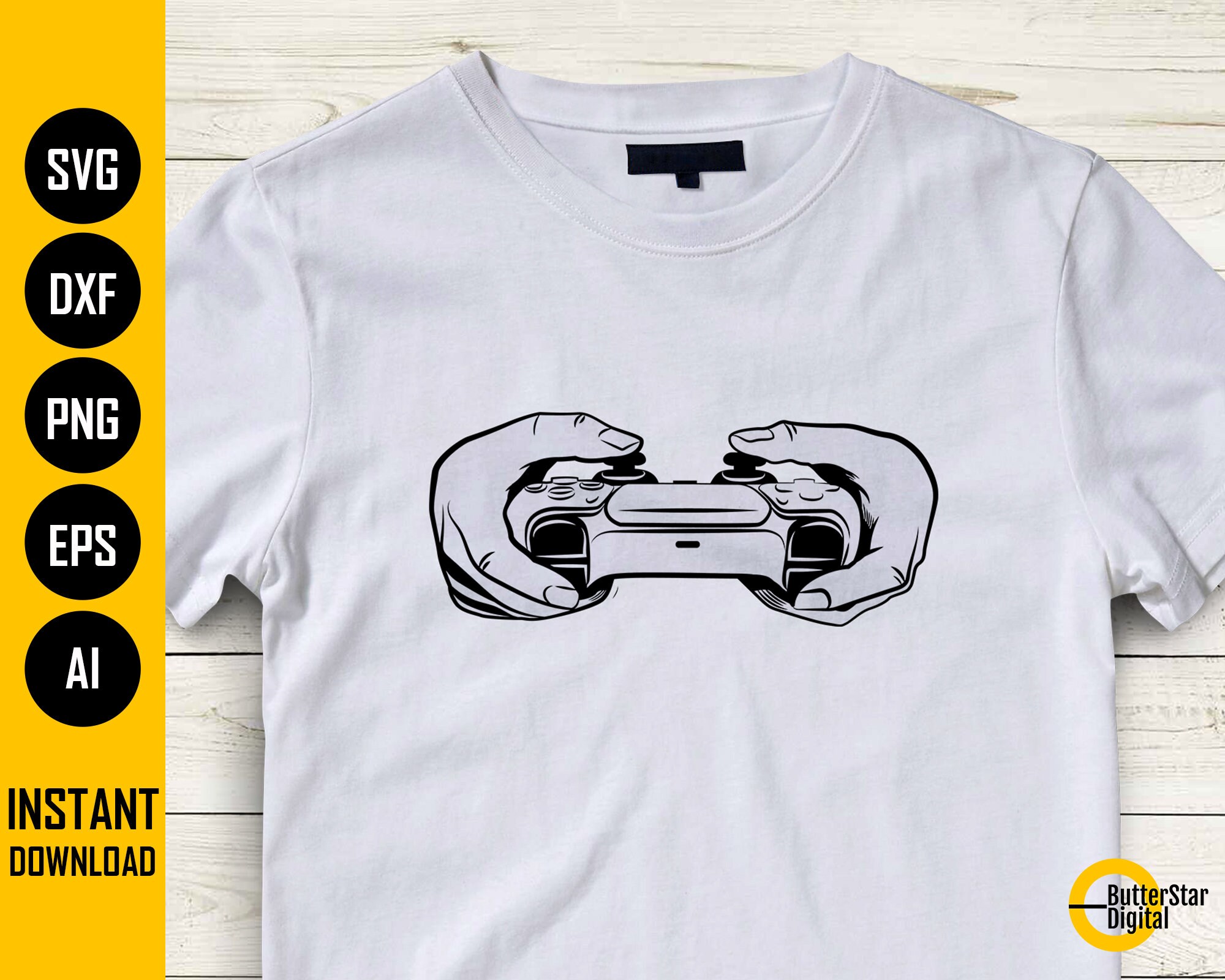 Gamer Hands SVG Playing Video Game SVG Controller SVG - Etsy
