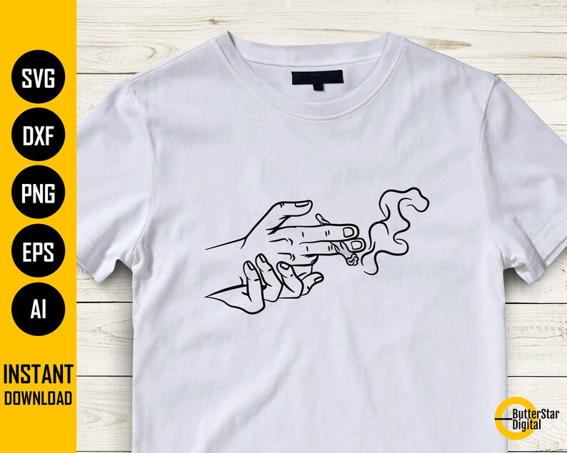 Weed Joint Finger Gun SVG Stoner SVG Smoke Marijuana SVG - Etsy