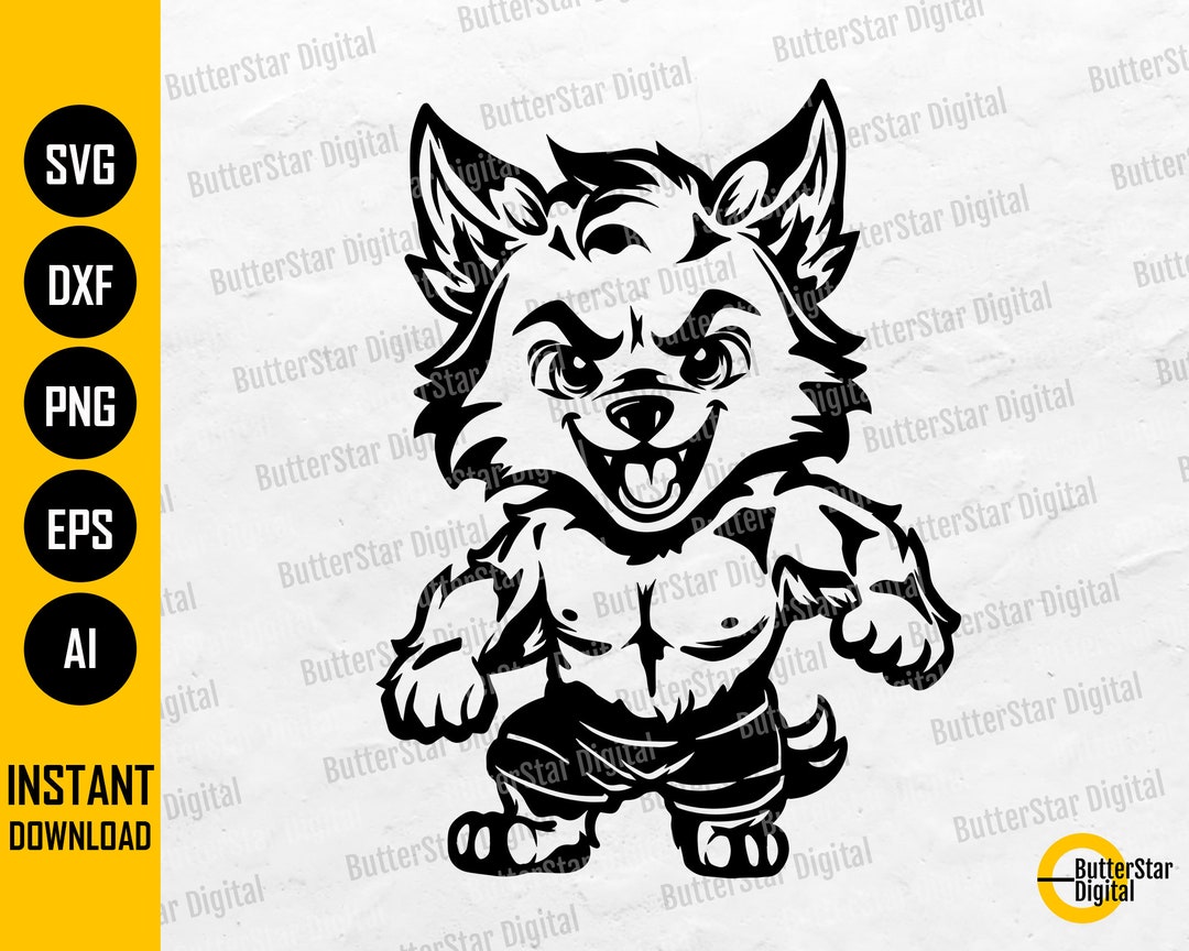 Kid Werewolf SVG | Mythical Creature SVG | Lycan SVG | Cricut Cutting ...