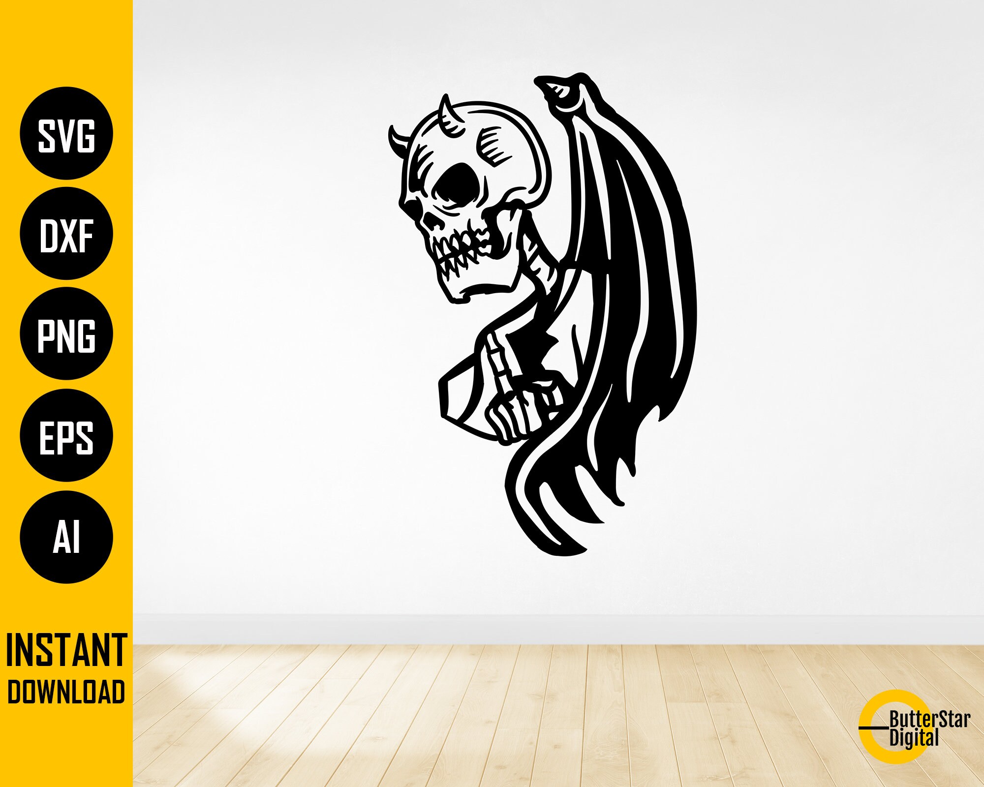 Devil Skeleton SVG Satan SVG Hell SVG Demon Svg Grave - Etsy