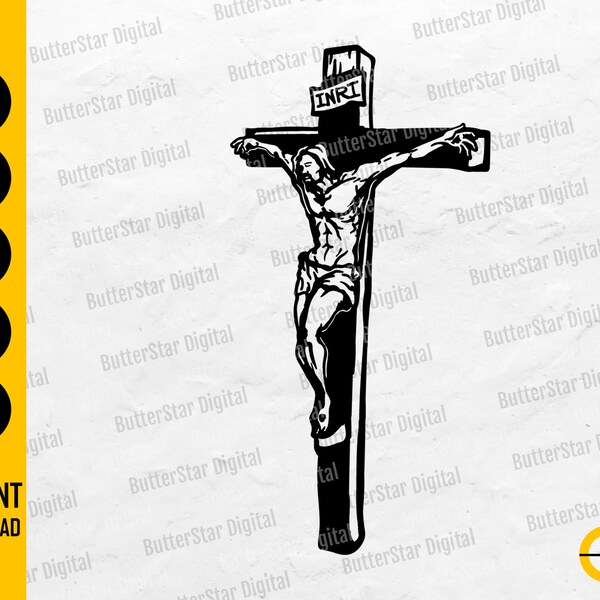 Inri Crucifix Dxf - Etsy