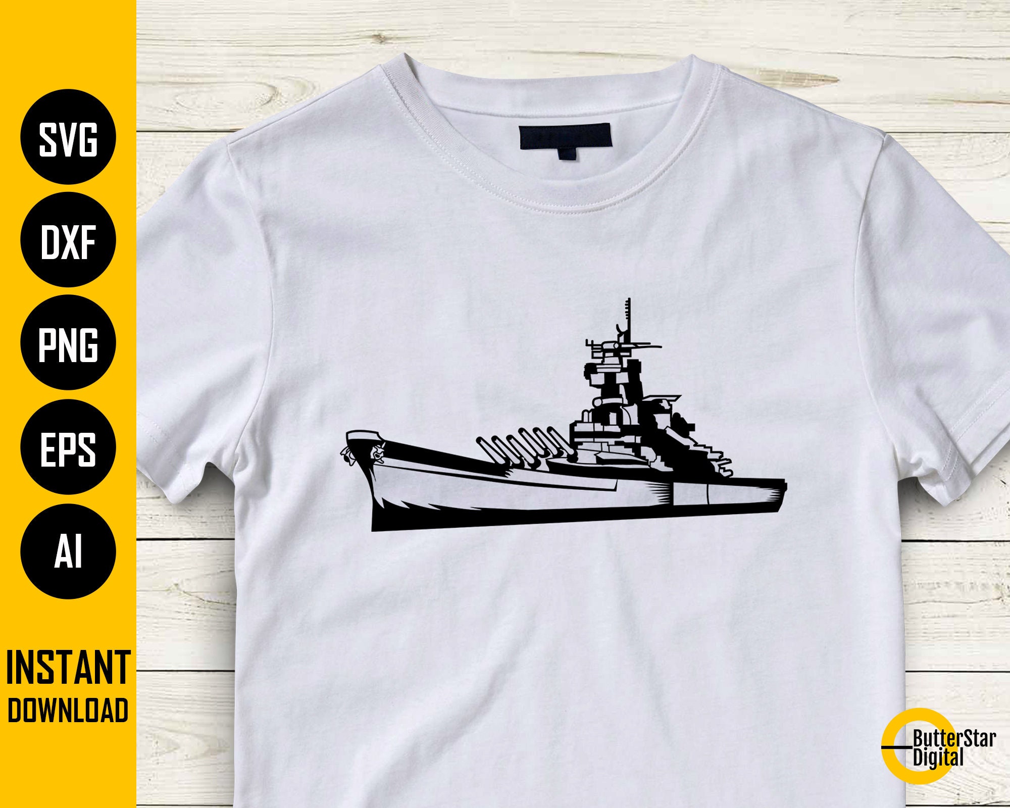 Battleship SVG Destroyer SVG Warship SVG Navy Armored | Etsy