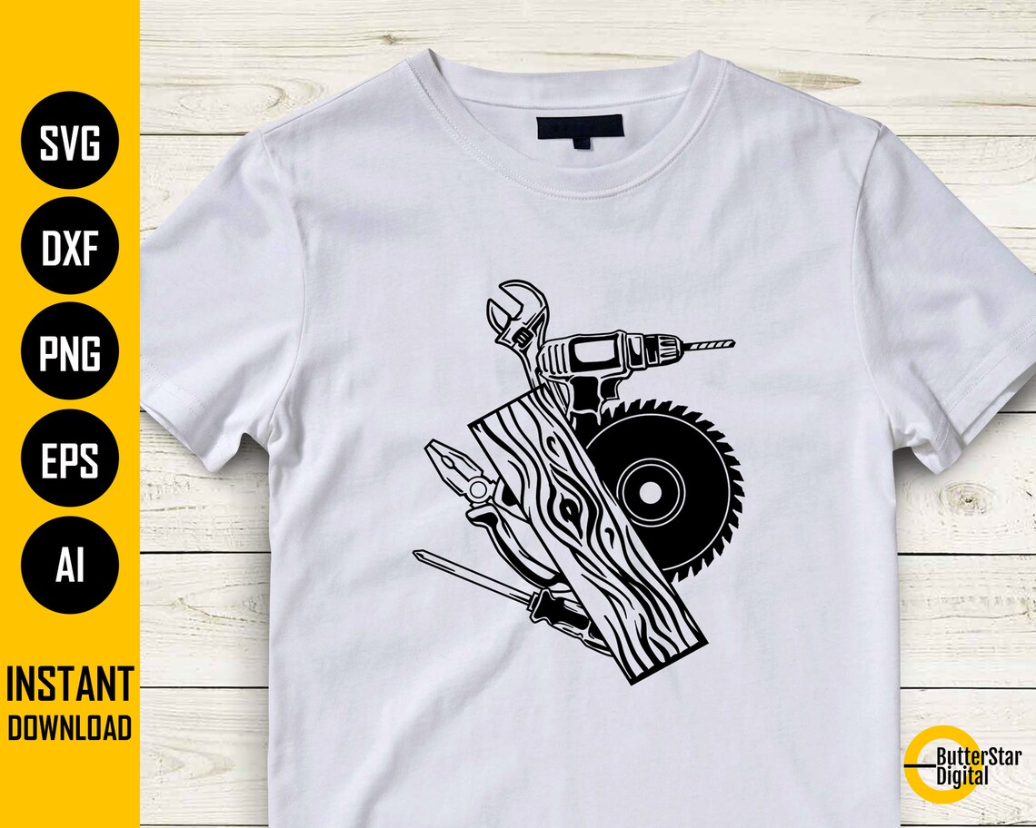 Carpenter Tools SVG Carpentry SVG Workshop SVG Builder - Etsy