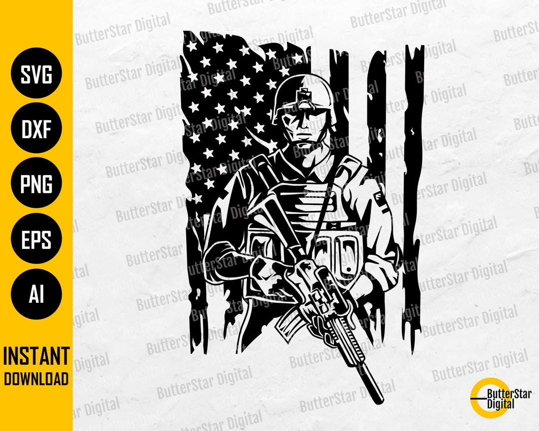 American Soldier SVG | United States Marines SVG | US Military Svg ...