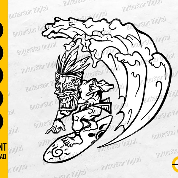 Tiki Svg - Etsy