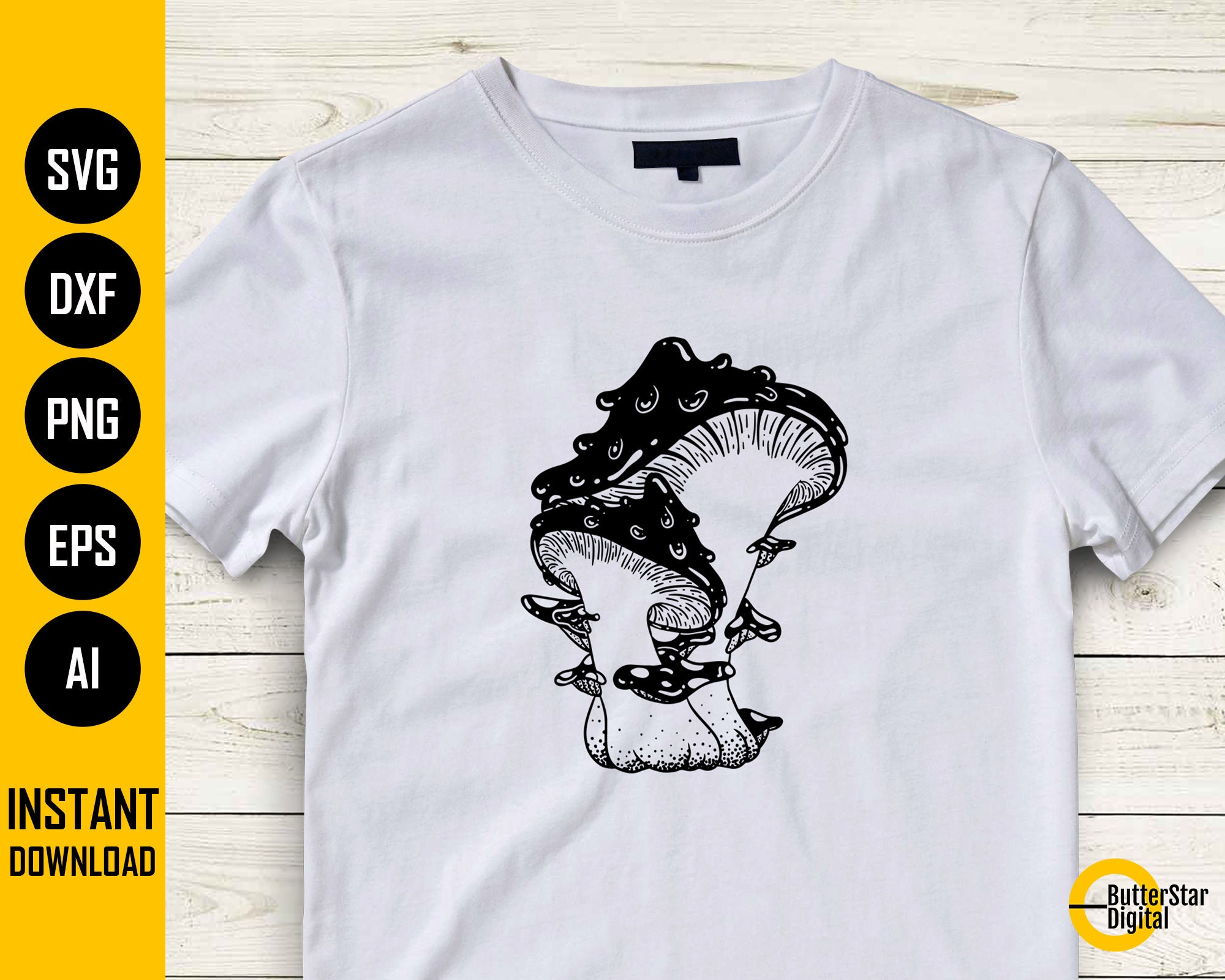 Hongos SVG / Imágenes prediseñadas de hongos / Archivo de | Etsy España