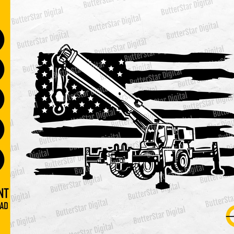 Crane Wall Decal - Etsy