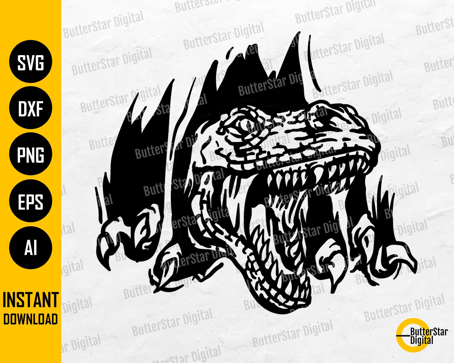 T-rex Scratch SVG Tyrannosaurus Rex SVG Dinosaur SVG - Etsy