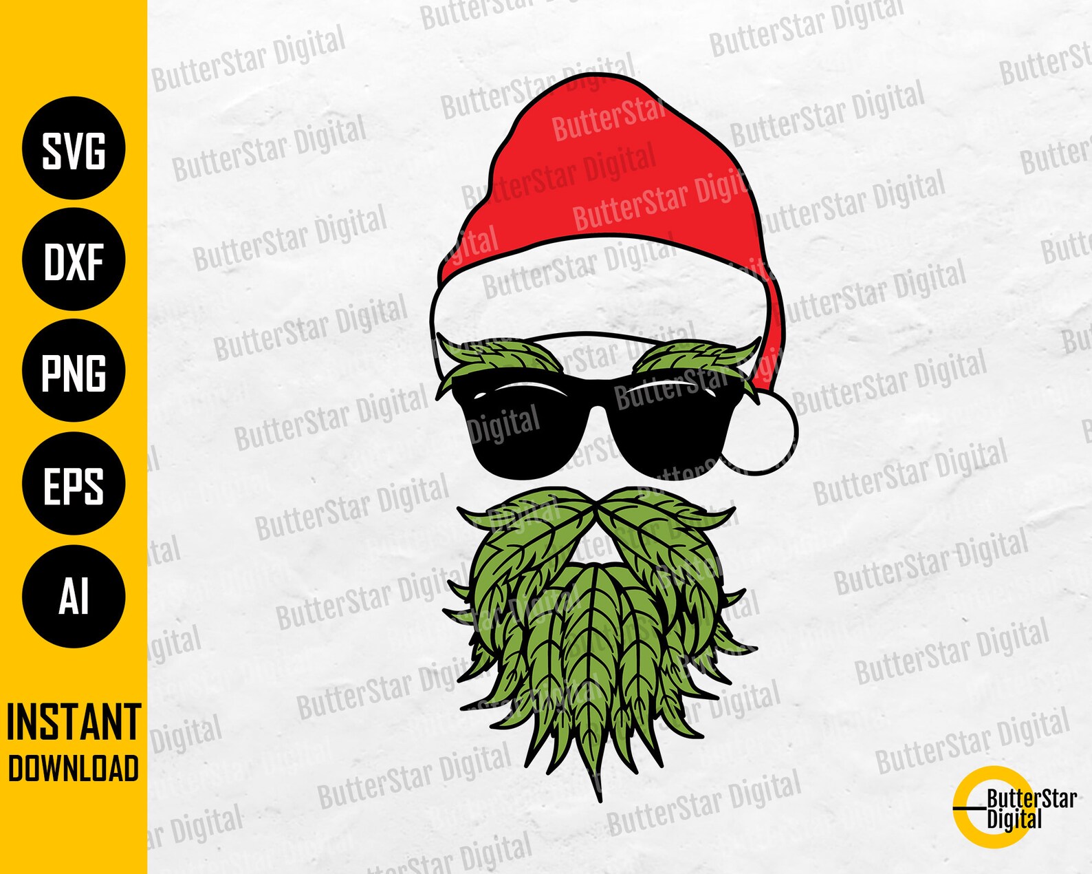 Weed Christmas BUNDLE SVG | Xmas Cannabis | Holiday Marijuana Shirt ...