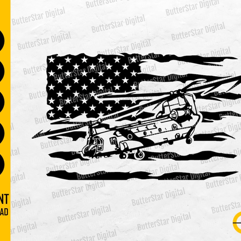Us Army Chinook Decal - Etsy