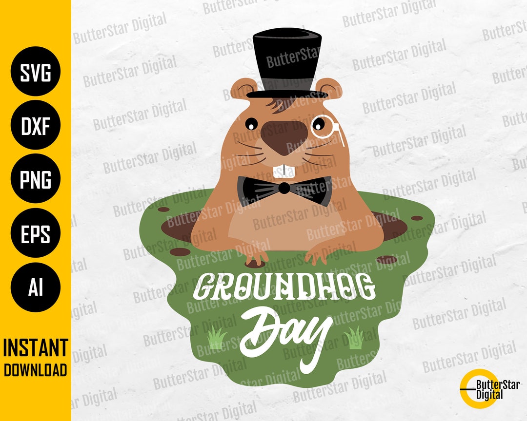 Groundhog Day SVG | Spring Winter Sign T-shirt Decor Decoration Poster ...