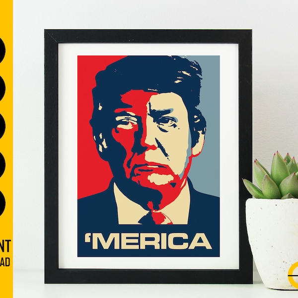 Trump Propaganda Poster - Etsy