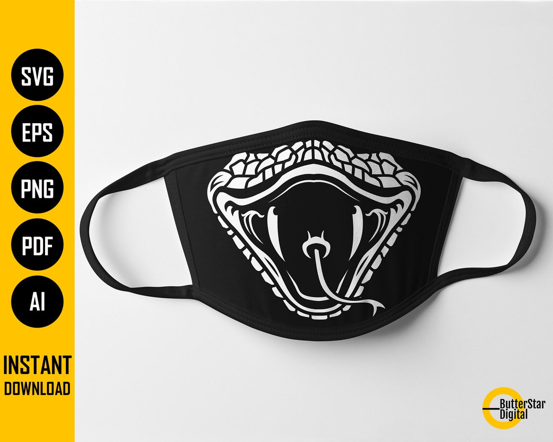 Animals BUNDLE Face Mask SVG Wild Facemask Roar Mouth | Etsy