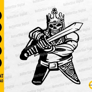 Skeleton King SVG | Kingdom SVG | Knight SVG | Gothic Decal T-shirt ...