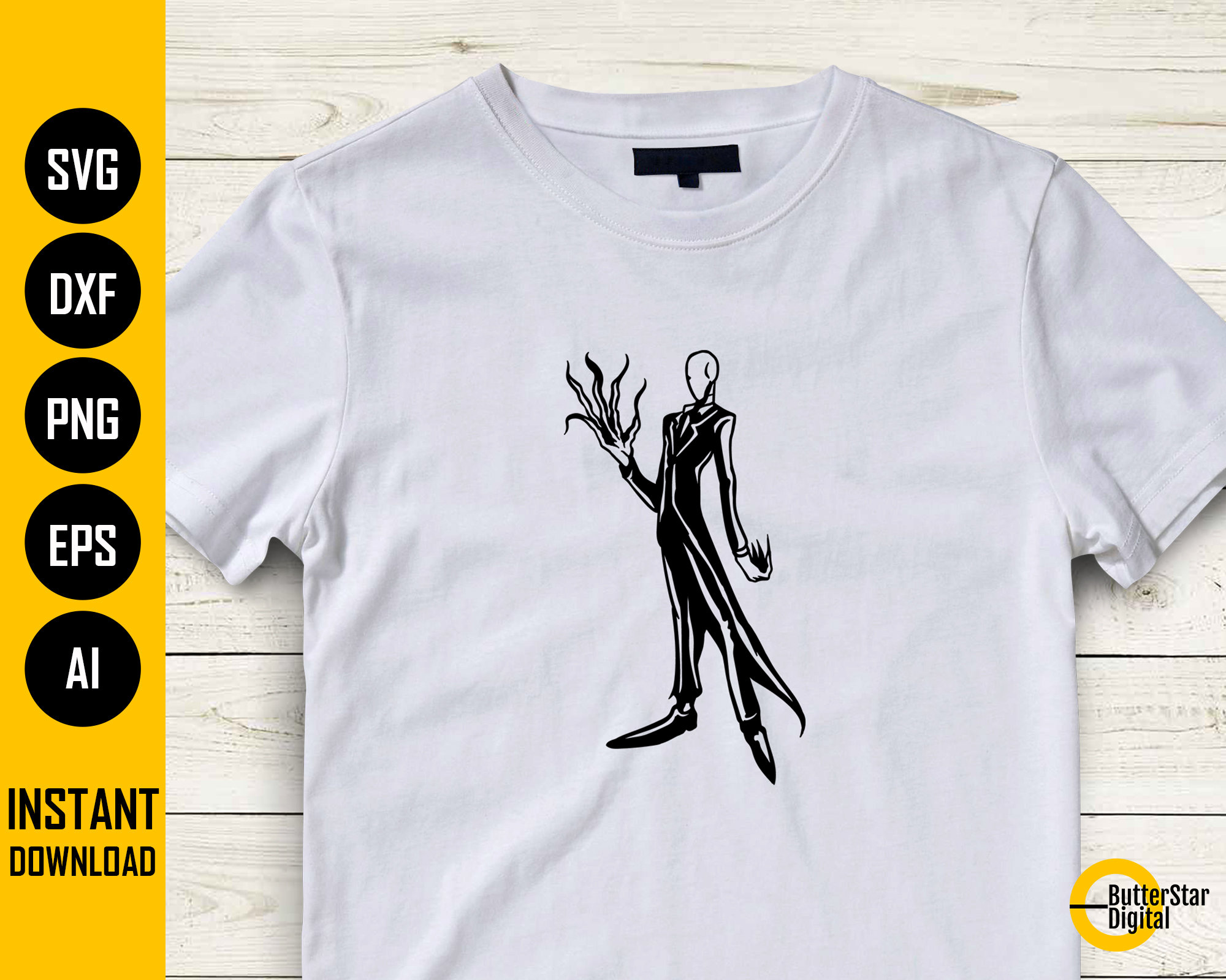 Slenderman SVG Slender Man SVG Supernatural SVG Cricut - Etsy Australia