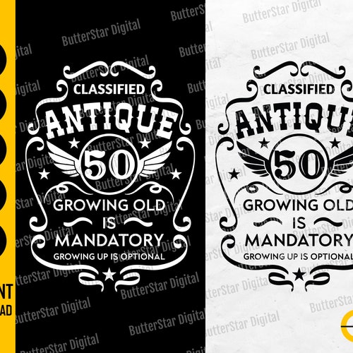 Funny 50th Birthday 50 Years Svg Birthday 50 PNG Digital - Etsy