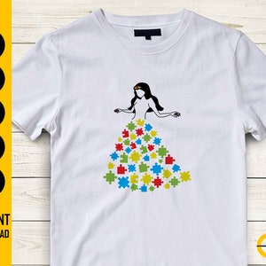 Autism Princess SVG | Autism Awareness SVG | Autism Girl T-shirt Decal ...