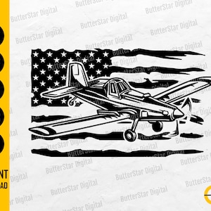 Crop Duster Airplane Decal - Etsy