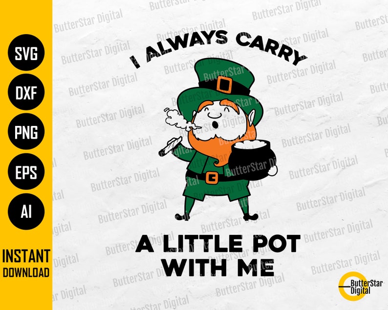 Stoner St. Patrick's Day BUNDLE SVG | Cannabis | Marijuana | Cricut ...