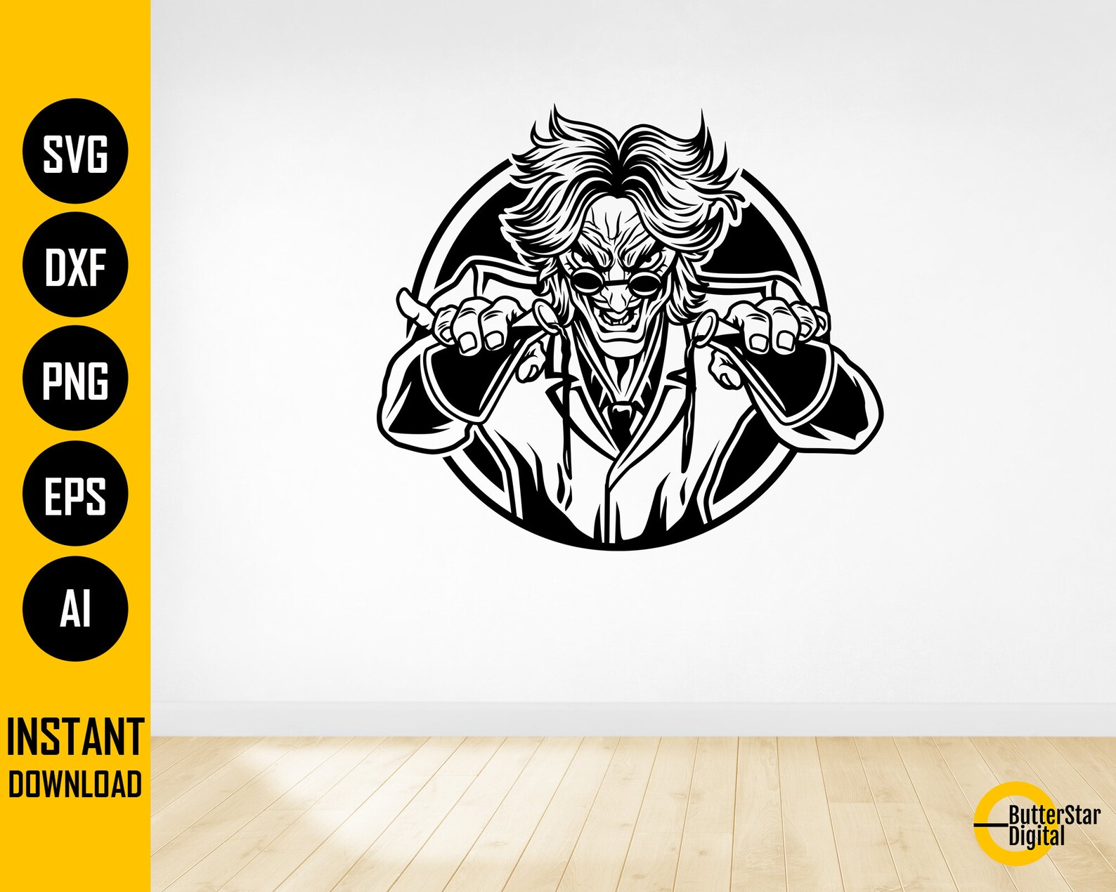 Mad Scientist SVG | Evil Genius SVG | Science T-shirt Decal Vinyl ...