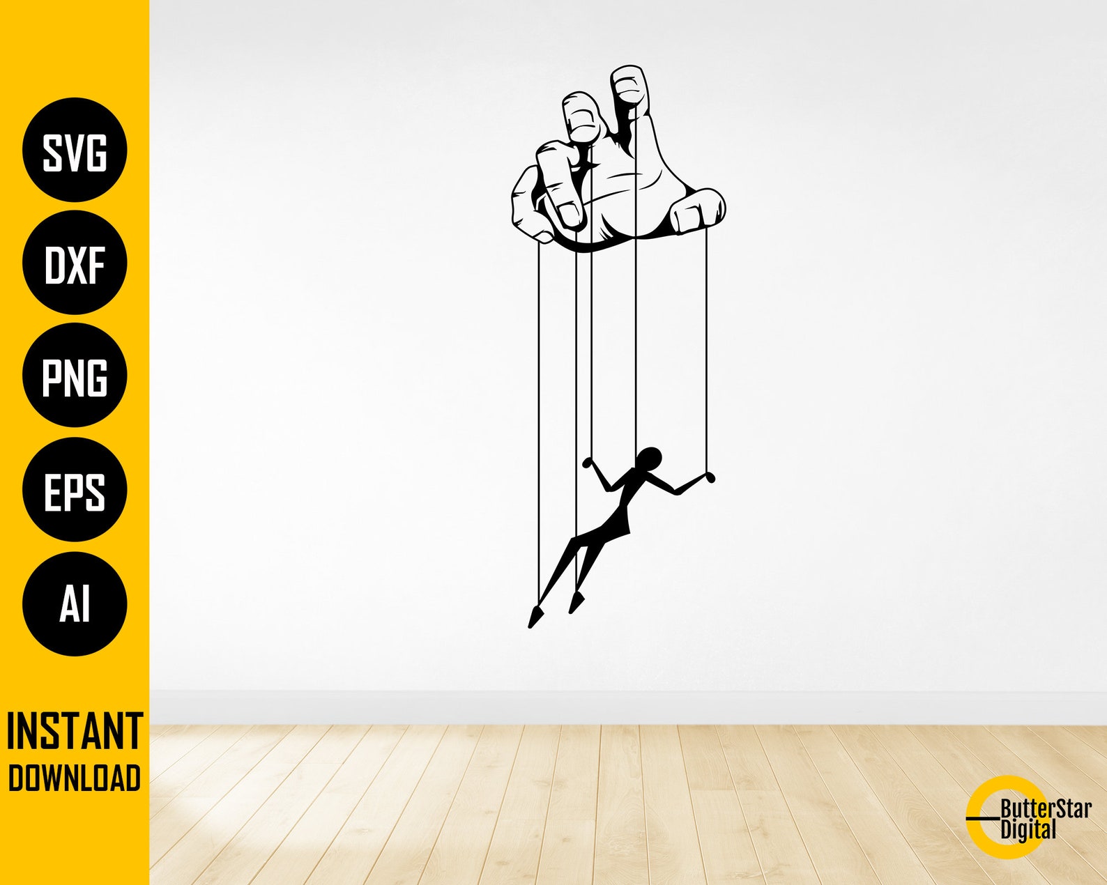 Puppet Master SVG Puppeteer PNG Manipulate SVG Puppet - Etsy