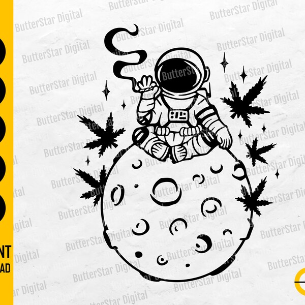 Weed Astronaut Png - Etsy Finland