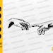 Hand of God SVG | Creation of Adam SVG | Religious Painting Decal T ...