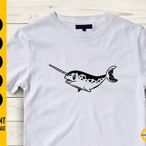Cute Narwhal SVG | Swim Swimming Water Summer Island Dive Sea Ocean ...