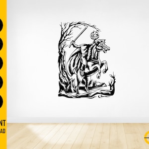 Headless Horseman SVG | Sleepy Hollow SVG | Halloween Decal T-shirt ...