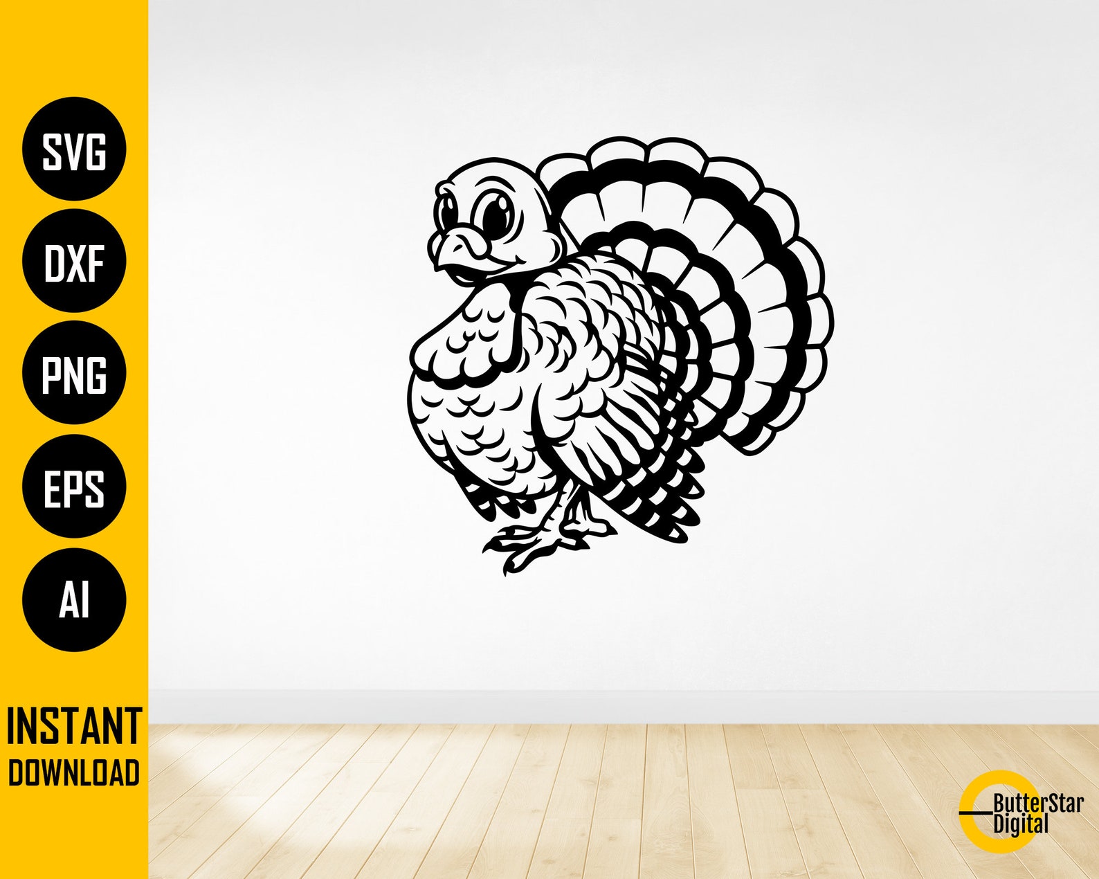 Cute Turkey SVG | Hunting Season SVG | Thanksgiving SVG | Fall Autumn ...