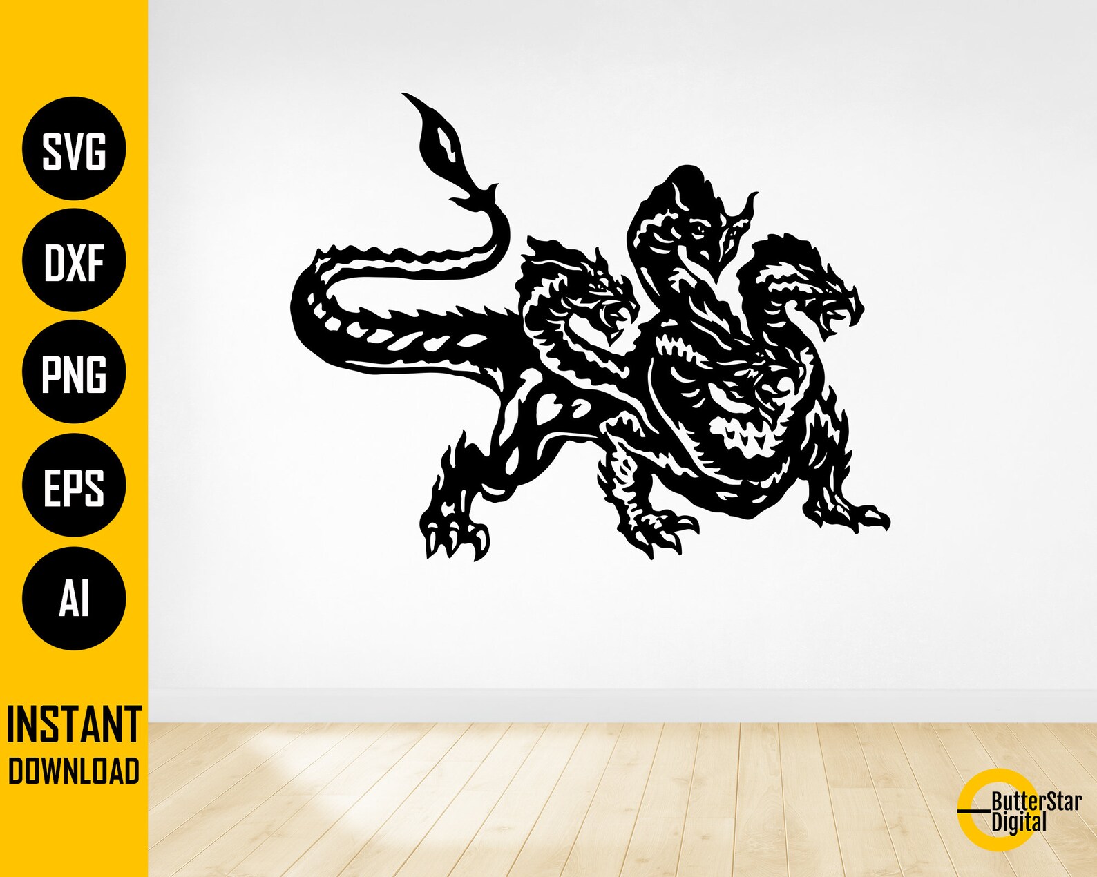 Hydra SVG Mythical Creature SVG Giant Beast SVG - Etsy