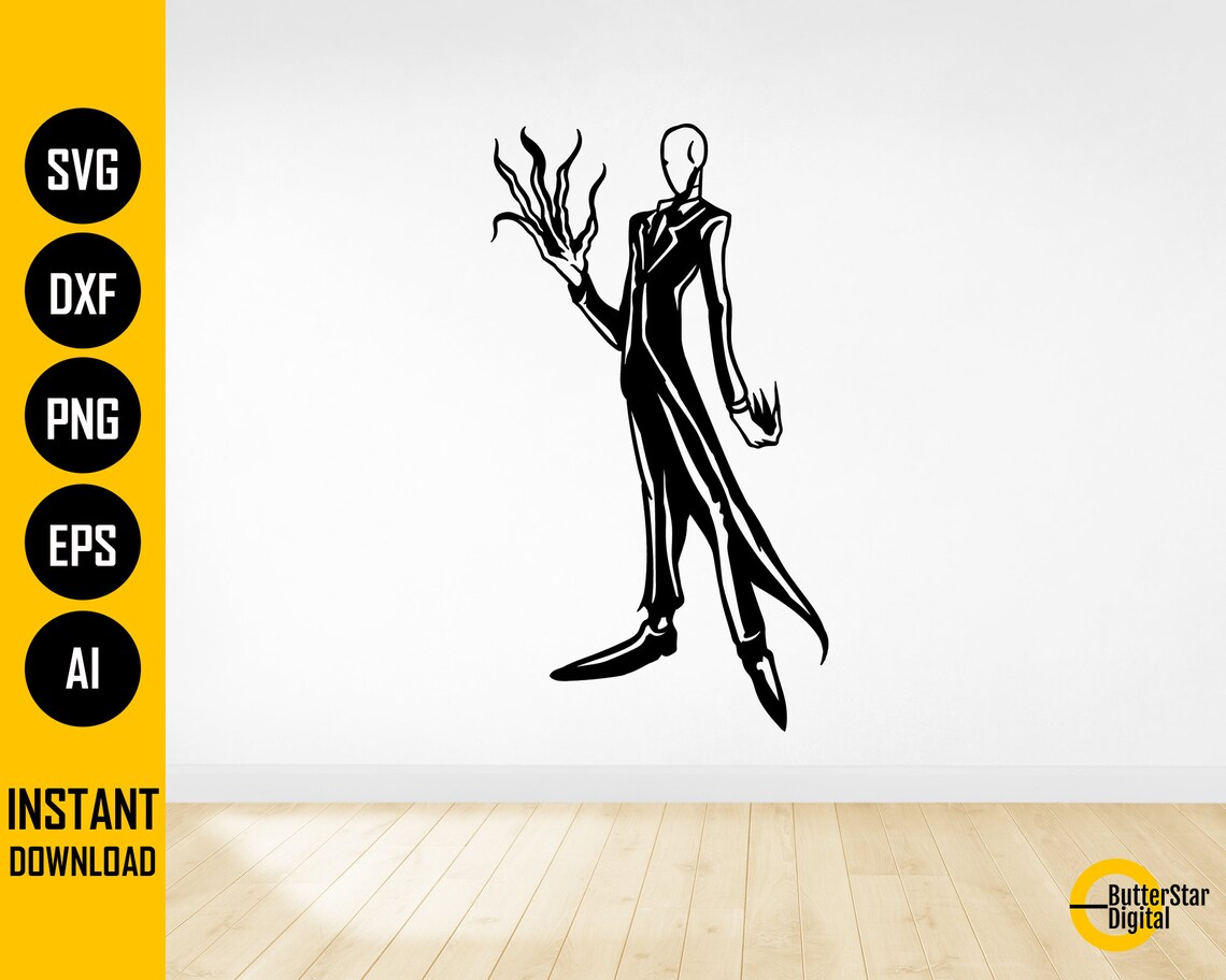 Slenderman SVG Slender Man SVG Supernatural SVG Cricut - Etsy