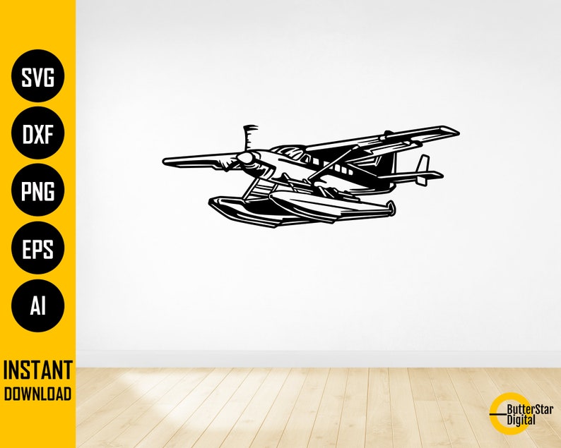 Sea Plane Svg | Ocean Vehicle SVG | Water Flight Trip Vacation Beach ...