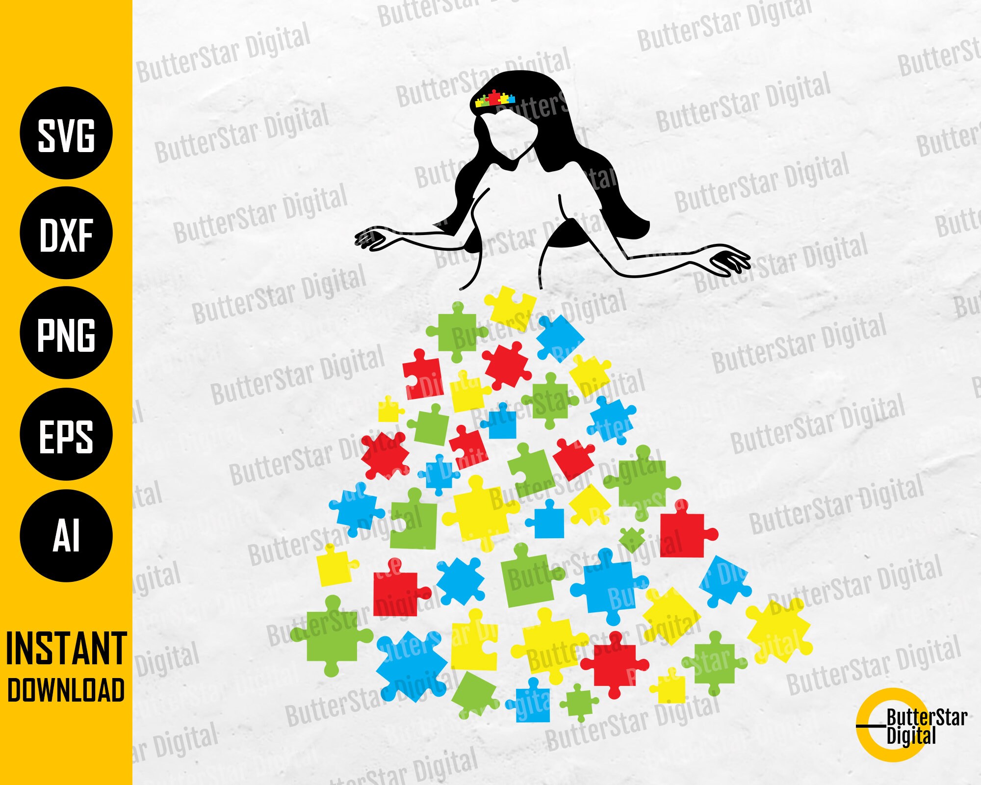 Autism BUNDLE SVG / Autism Awareness SVG / Lindo autismo | Etsy España